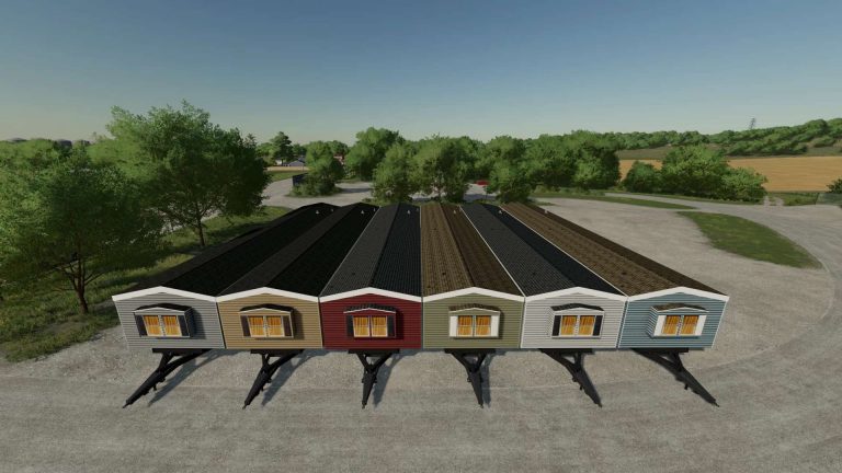 Mobile Homes v2.0 FS22 Mod | Farming Simulator 22 Mod