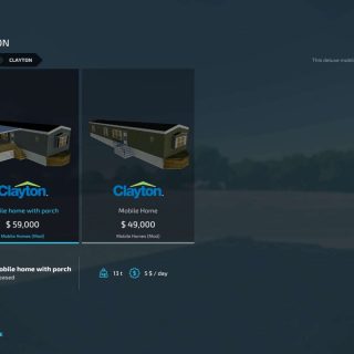 Mobile Homes v2.0 FS22 Mod | Farming Simulator 22 Mod