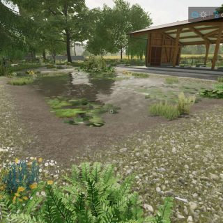 Small Placeable Pond v1.0 FS22 Mod | Farming Simulator 22 Mod