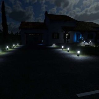 Garden Lights Pack v1.0 FS22 Mod | Farming Simulator 22 Mod