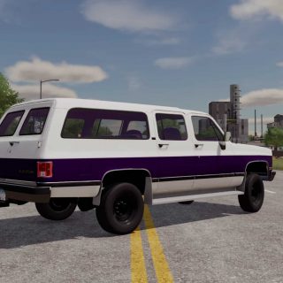 GMC Suburban 1989 V1.0 FS22 Mod | Farming Simulator 22 Mod