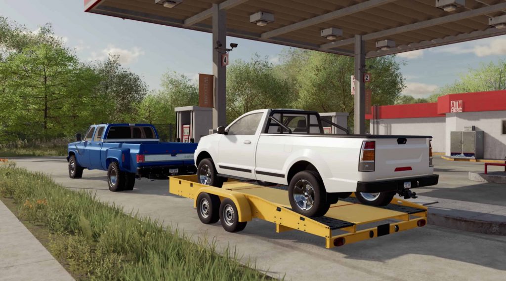 Harpet Car trailer V1.0 FS22 Mod | Farming Simulator 22 Mod
