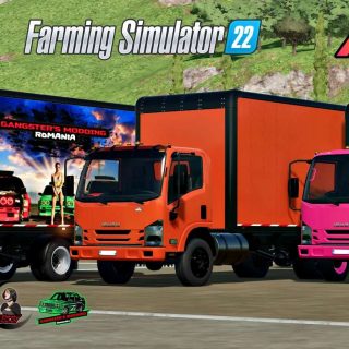 Isuzu NPR 2018 ( AUTOLOAD ) v1.0 FS22 Mod | Farming Simulator 22 Mod