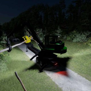 John Deere 437D Delimber v1.0 FS22 Mod | Farming Simulator 22 Mod