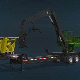John Deere 437D Delimber v1.0 FS22 Mod | Farming Simulator 22 Mod