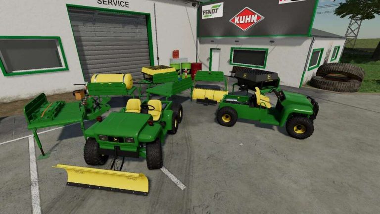 John Deere Gator Pack v1.0 FS22 Mod | Farming Simulator 22 Mod