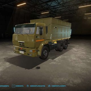 KAMAZ 45143 & NEFAZ 8560 v1.6 FS22 Mod | Farming Simulator 22 Mod