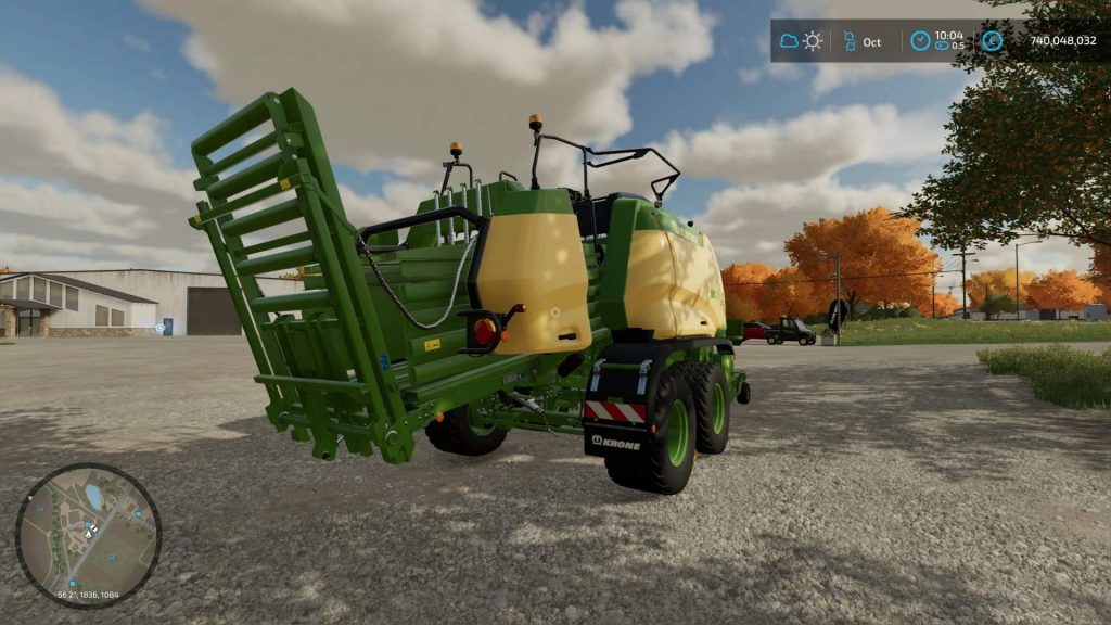 Krone BigPack 1290 Square Baler PBSMods Edition v1.0 FS22 Mod | Farming ...