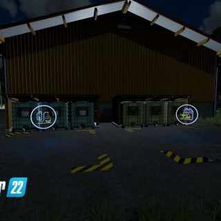 Liquid fertilizer huts v1.0 FS22 Mod | Farming Simulator 22 Mod