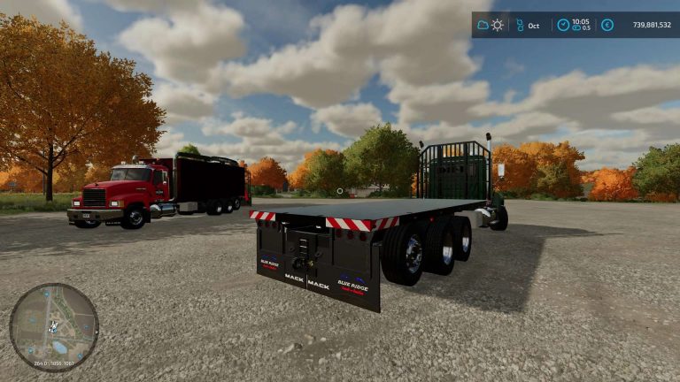 Mack Flatbed + Salvage Trucks Pack v1.0 FS22 Mod | Farming Simulator 22 Mod