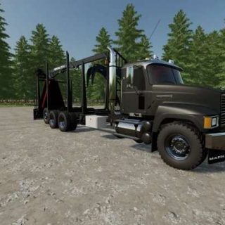 Mack Rear Loader Truck v1.0 FS22 Mod | Farming Simulator 22 Mod