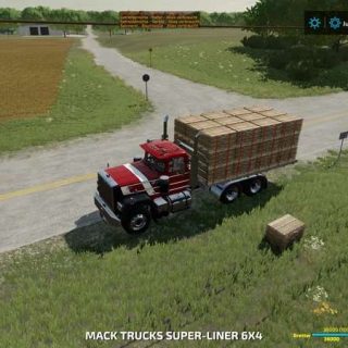 MACK Super-Liner 6x4 Autoload v1.0.8 FS22 Mod | Farming Simulator 22 Mod