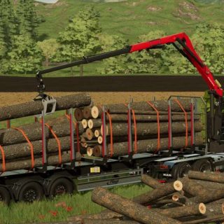 MAN TGX Forest Semi-Truck v1.0 FS22 Mod | Farming Simulator 22 Mod