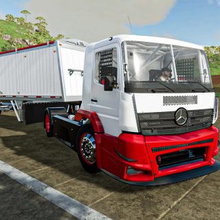 Mercedes Actros 2015 V1.0 FS22 Mod | Farming Simulator 22 Mod