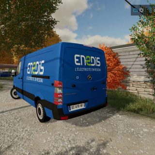 MERCEDES SPRINTER - ENEDIS V1.0 FS22 Mod | Farming Simulator 22 Mod