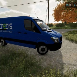 MERCEDES SPRINTER - ENEDIS V1.0 FS22 Mod | Farming Simulator 22 Mod