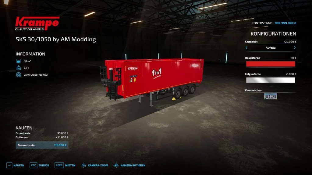 MKS32 Krampe SKS30 & Dolly Pack - Testphase v1.0 FS22 Mod | Farming ...