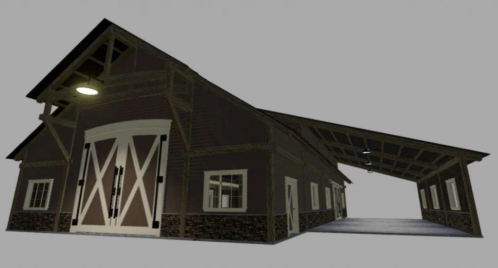 Monitor Barn v1.0 FS22 Mod | Farming Simulator 22 Mod