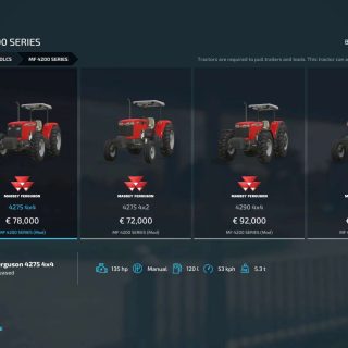 Pack MF 4200 Series v1.0 FS22 Mod | Farming Simulator 22 Mod