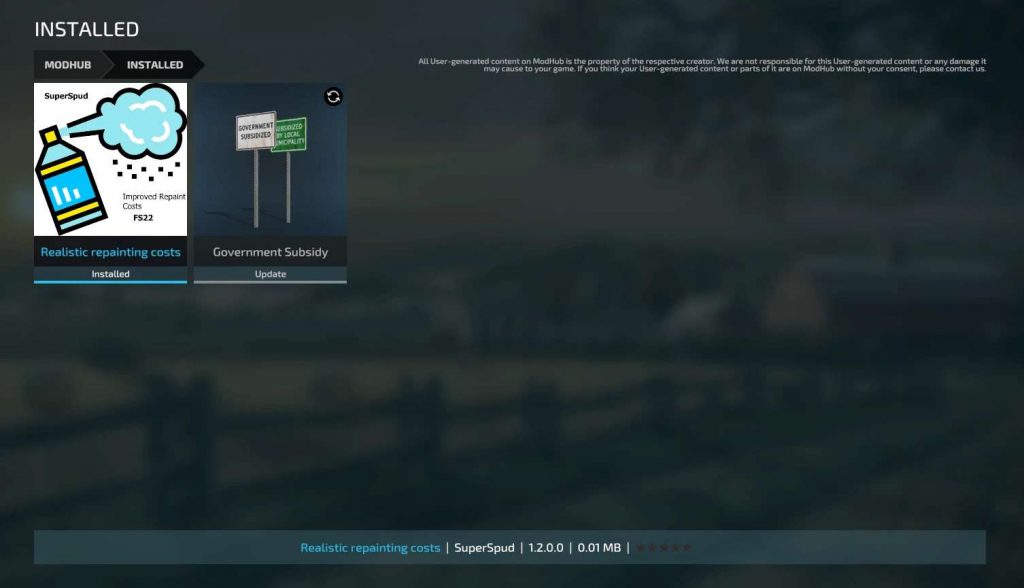 Paint v1.2 FS22 Mod | Farming Simulator 22 Mod