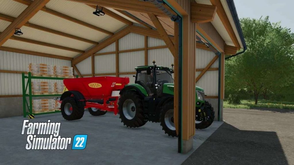 Pallet Shop Rack v1.1 FS22 Mod | Farming Simulator 22 Mod