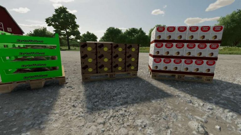 Potato processing pack + more including sales station v1.1 FS22 Mod ...