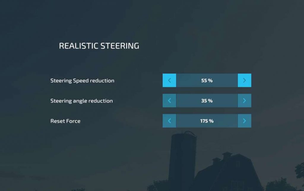 Realistic Steering v1.0 FS22 Mod | Farming Simulator 22 Mod