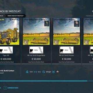 Ropa Pack v1.0 FS22 Mod | Farming Simulator 22 Mod