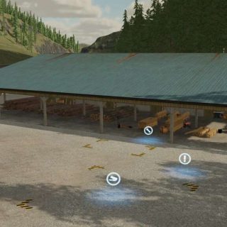 Sawmills Pack v1.0 FS22 Mod | Farming Simulator 22 Mod