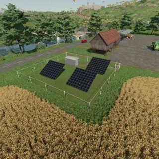 Solar Field Large And Small v1.0 FS22 Mod | Farming Simulator 22 Mod