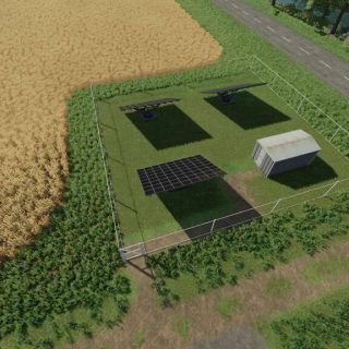 Solar Field Large And Small v1.0 FS22 Mod | Farming Simulator 22 Mod