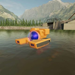 Submarine For yukon Valley Map V1.0 FS22 Mod | Farming Simulator 22 Mod