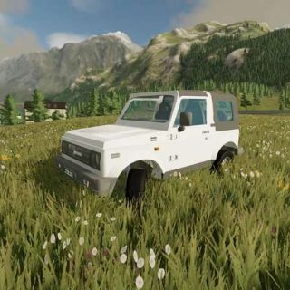 Suzuki Samurai v0.1 FS22 Mod | Farming Simulator 22 Mod