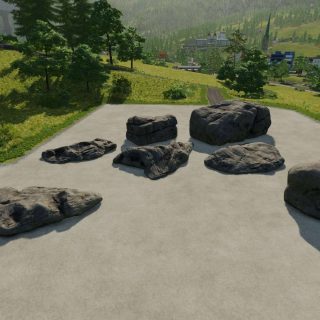 Swiss Rocks V1.0 FS22 Mod | Farming Simulator 22 Mod