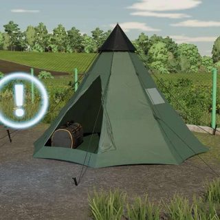 Tent v1.0 FS22 Mod | Farming Simulator 22 Mod