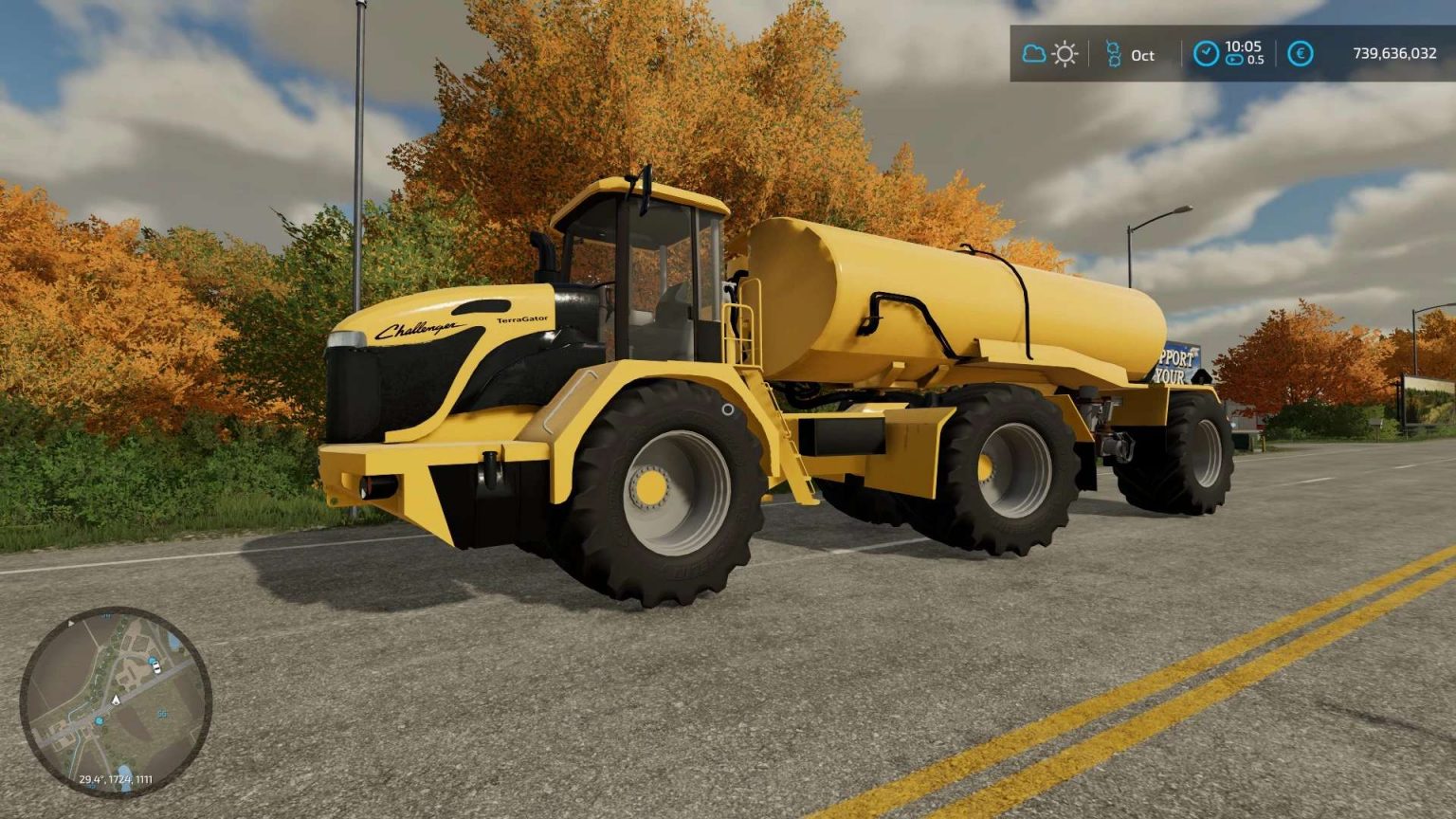 Terra Gator 3244 + Trailer v1.0 FS22 Mod | Farming Simulator 22 Mod