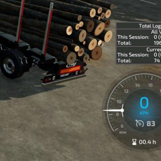 Timber Trailer Info v1.0 FS22 Mod | Farming Simulator 22 Mod