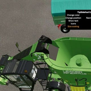 Tip Side HUD v1.0 FS22 Mod | Farming Simulator 22 Mod