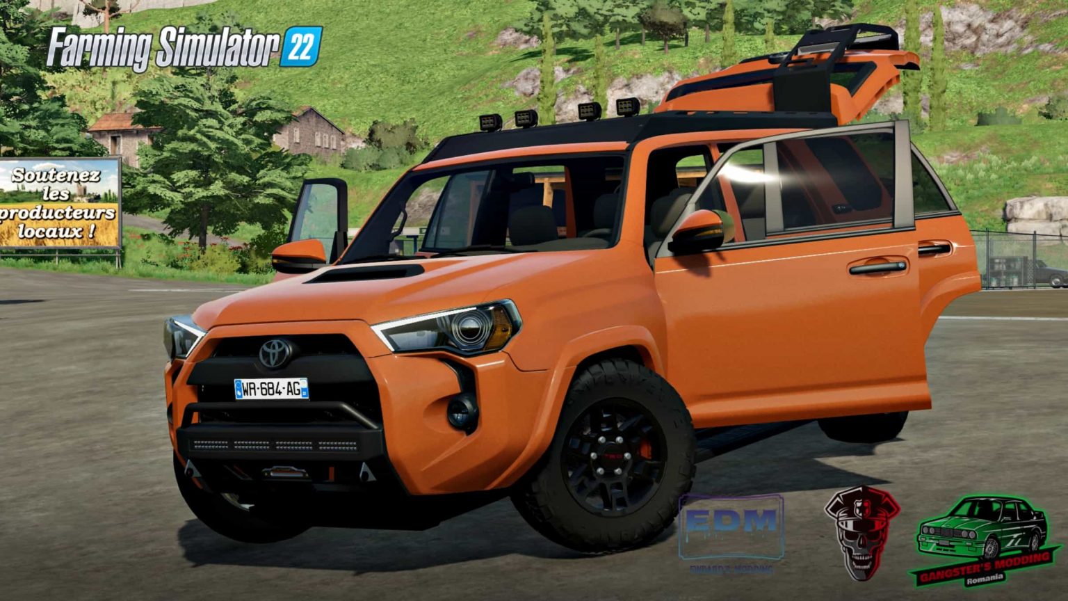 Toyota 4Runner 2018 TRD PRO 4X4 v1.0 FS22 Mod | Farming Simulator 22 Mod