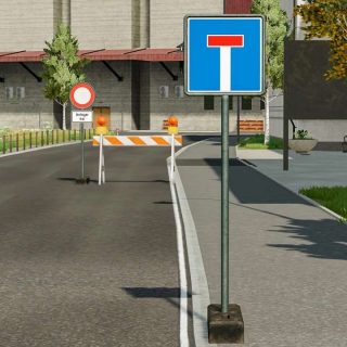 Traffic Sign Pack (portable) v1.0 FS22 Mod | Farming Simulator 22 Mod