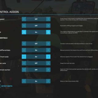 Vehicle Control Addon v1.0 FS22 Mod | Farming Simulator 22 Mod