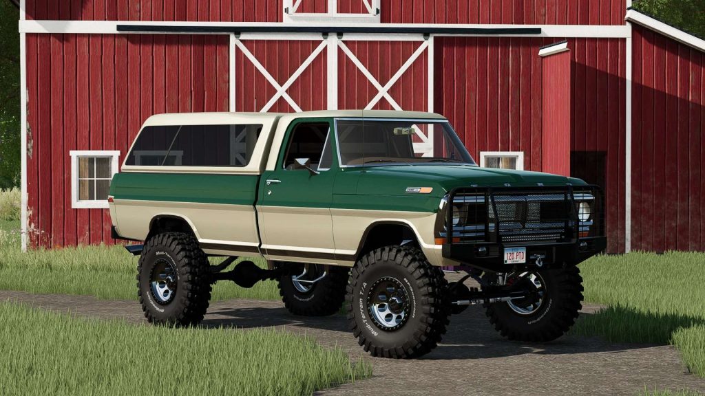 1970 Ford F250 SingleCab LongBed v1.0 FS22 Mod | Farming Simulator 22 Mod