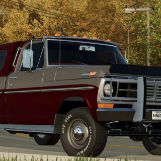 1972 Ford F100 Series v1.0 FS22 Mod | Farming Simulator 22 Mod