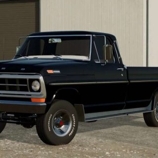 1972 Ford F100 Series v1.0 FS22 Mod | Farming Simulator 22 Mod