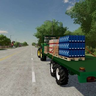 Bailey Bale And Pallet Trailer v1.0 FS22 Mod | Farming Simulator 22 Mod