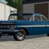 CHEVY IMPALA 1959 v1.0 FS22 Mod | Farming Simulator 22 Mod