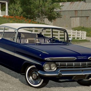 CHEVY IMPALA 1959 v1.0 FS22 Mod | Farming Simulator 22 Mod