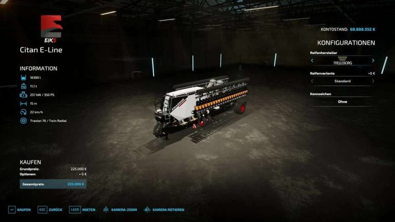 Citan E-Line v1.0 FS22 Mod | Farming Simulator 22 Mod