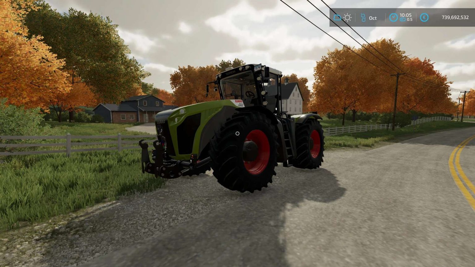 CLAAS Xerion 5000 CV v1.0 FS22 Mod | Farming Simulator 22 Mod