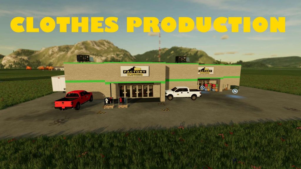 Clothes Production v1.0 FS22 Mod | Farming Simulator 22 Mod